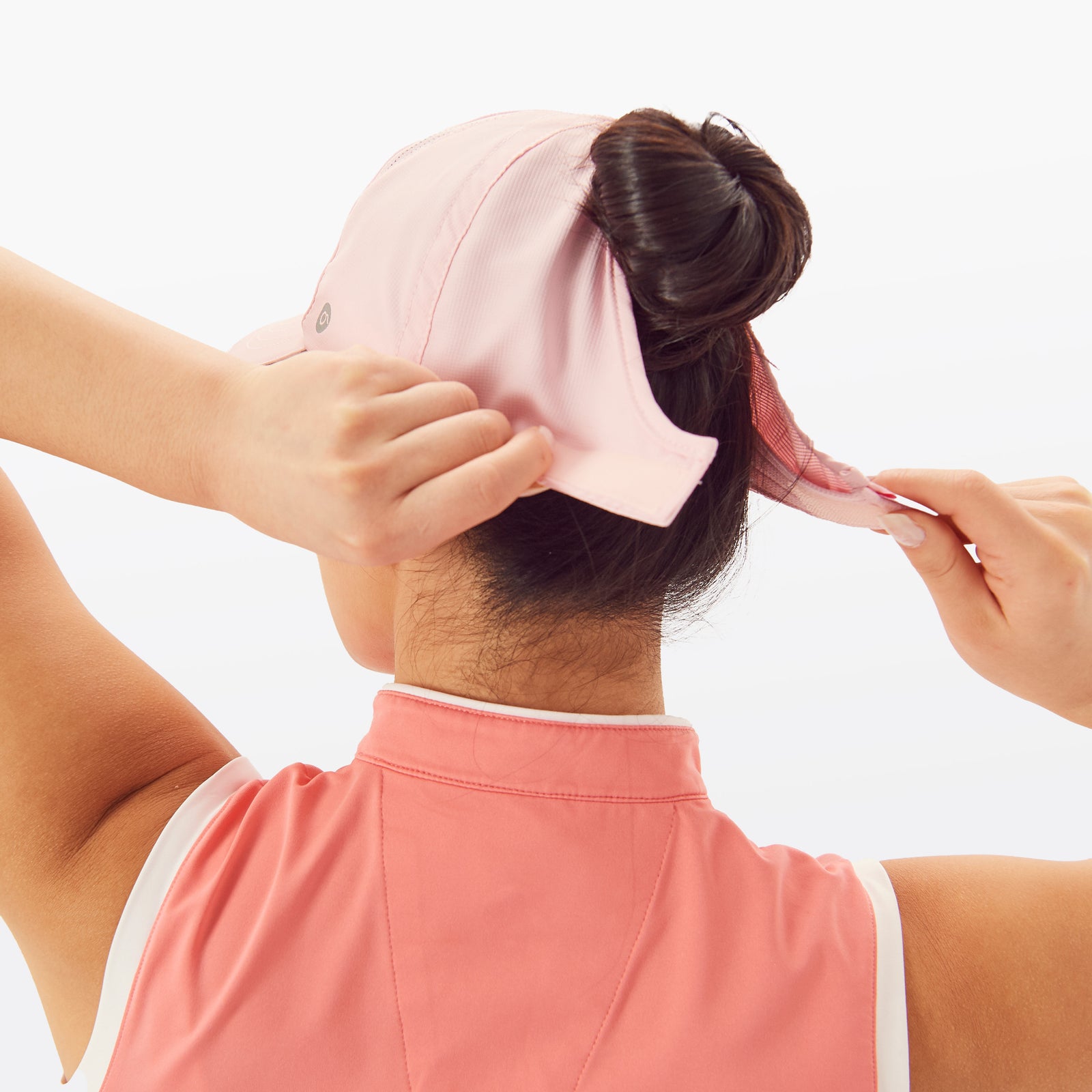 Mia Reflective Brim Active Ponyflo® Ponytail Cap – PONYFLO