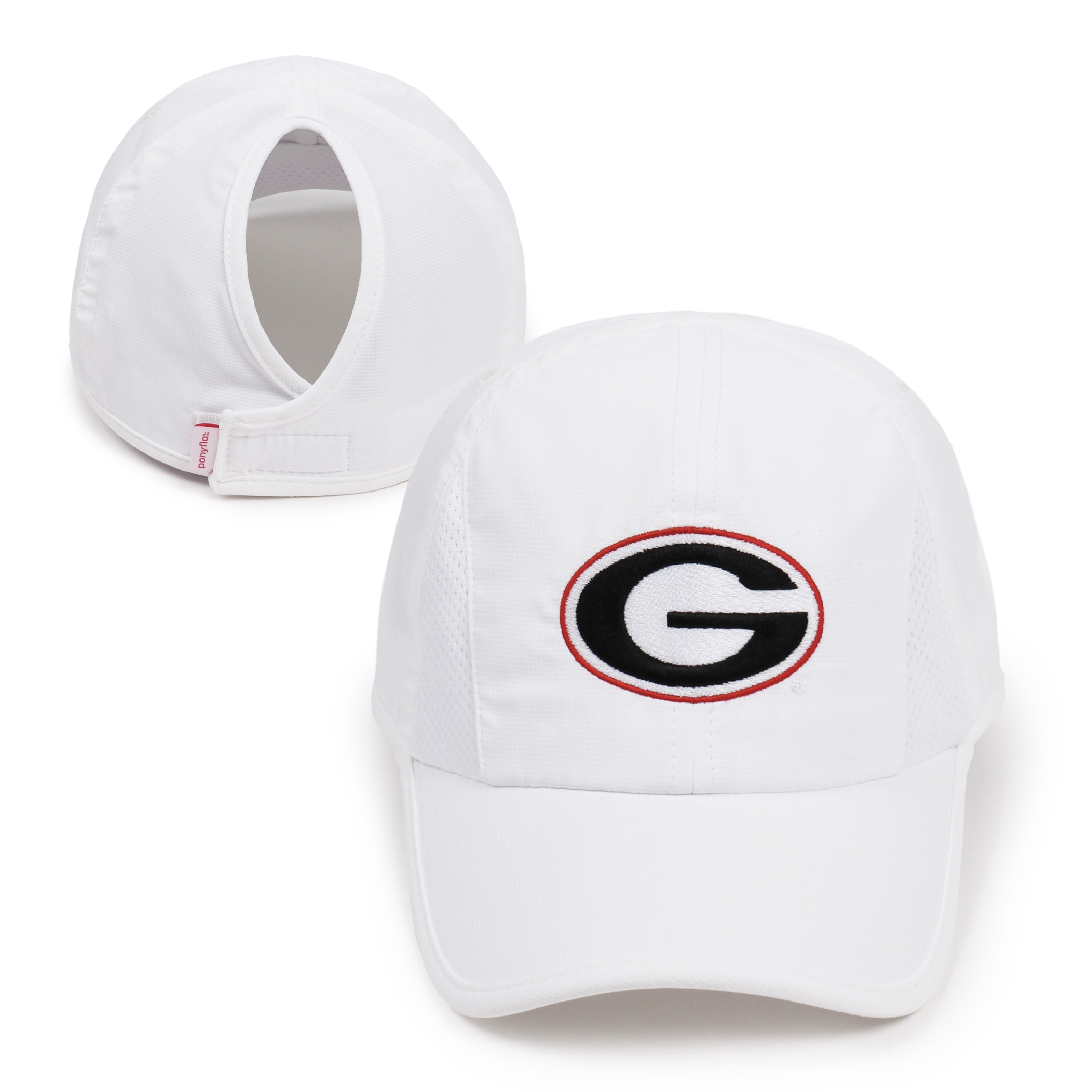 University of Georgia X Ponyflo® Active Cap – Ponyflo Ponytail Hats